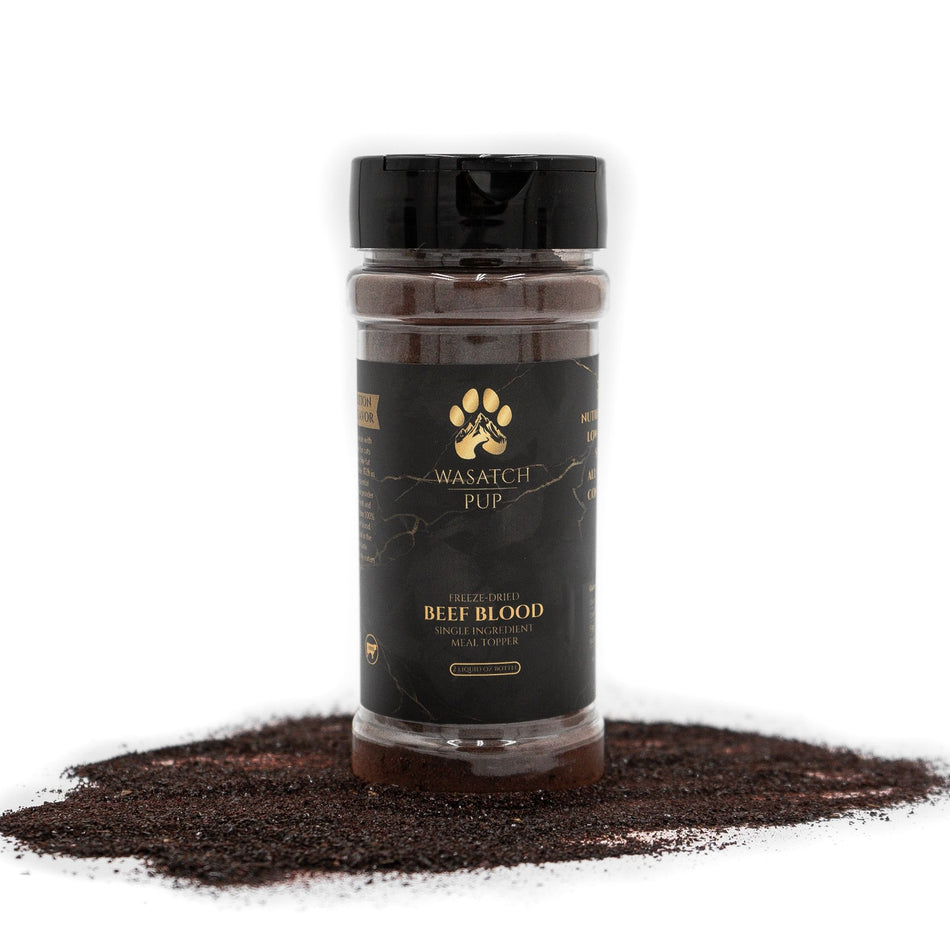 Freeze-Dried Beef Blood Topper | Single Ingredient Pet Food Topper ...